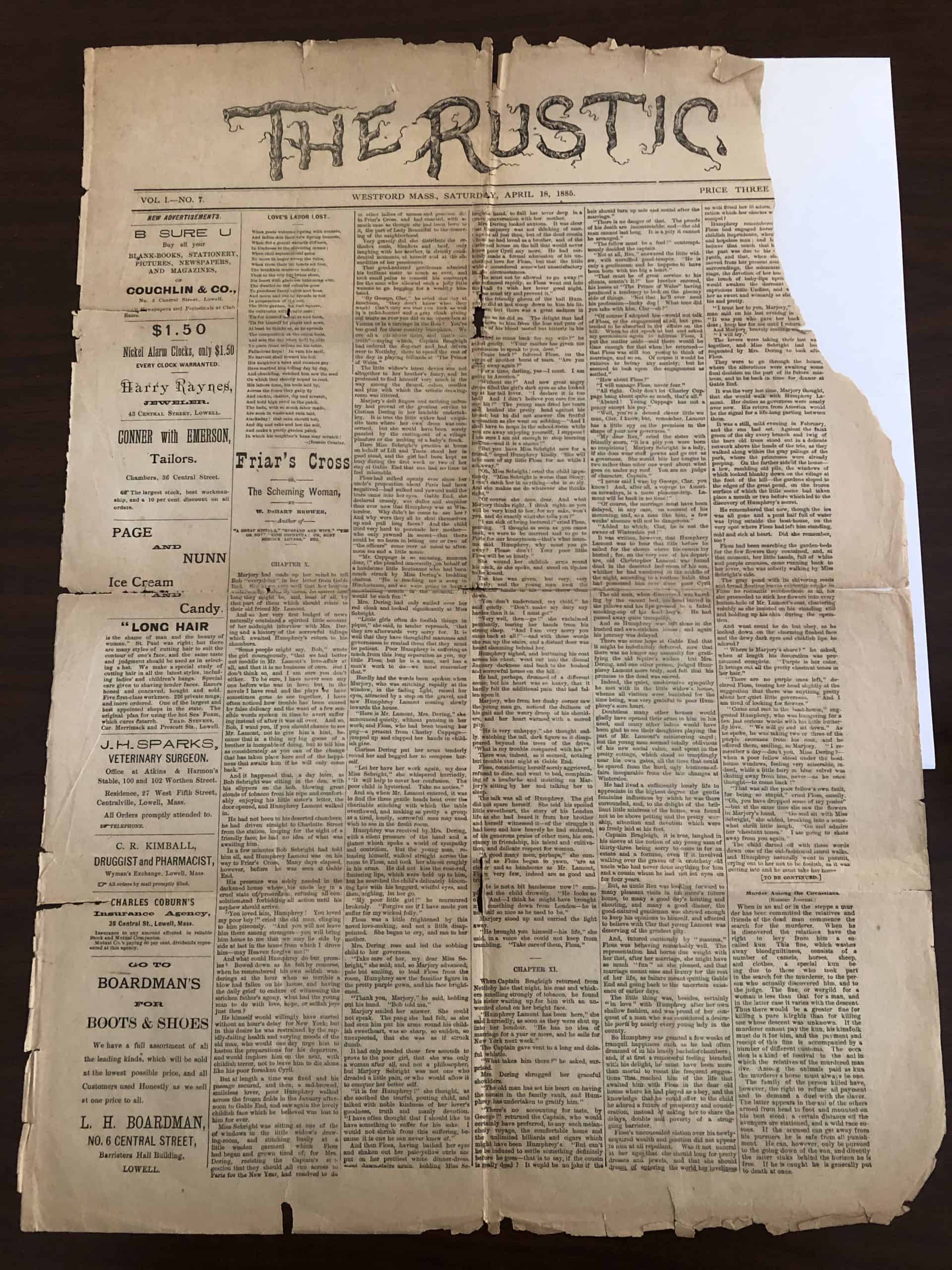 Featured Artifact of the Week - The Westford Historical Society & Museum